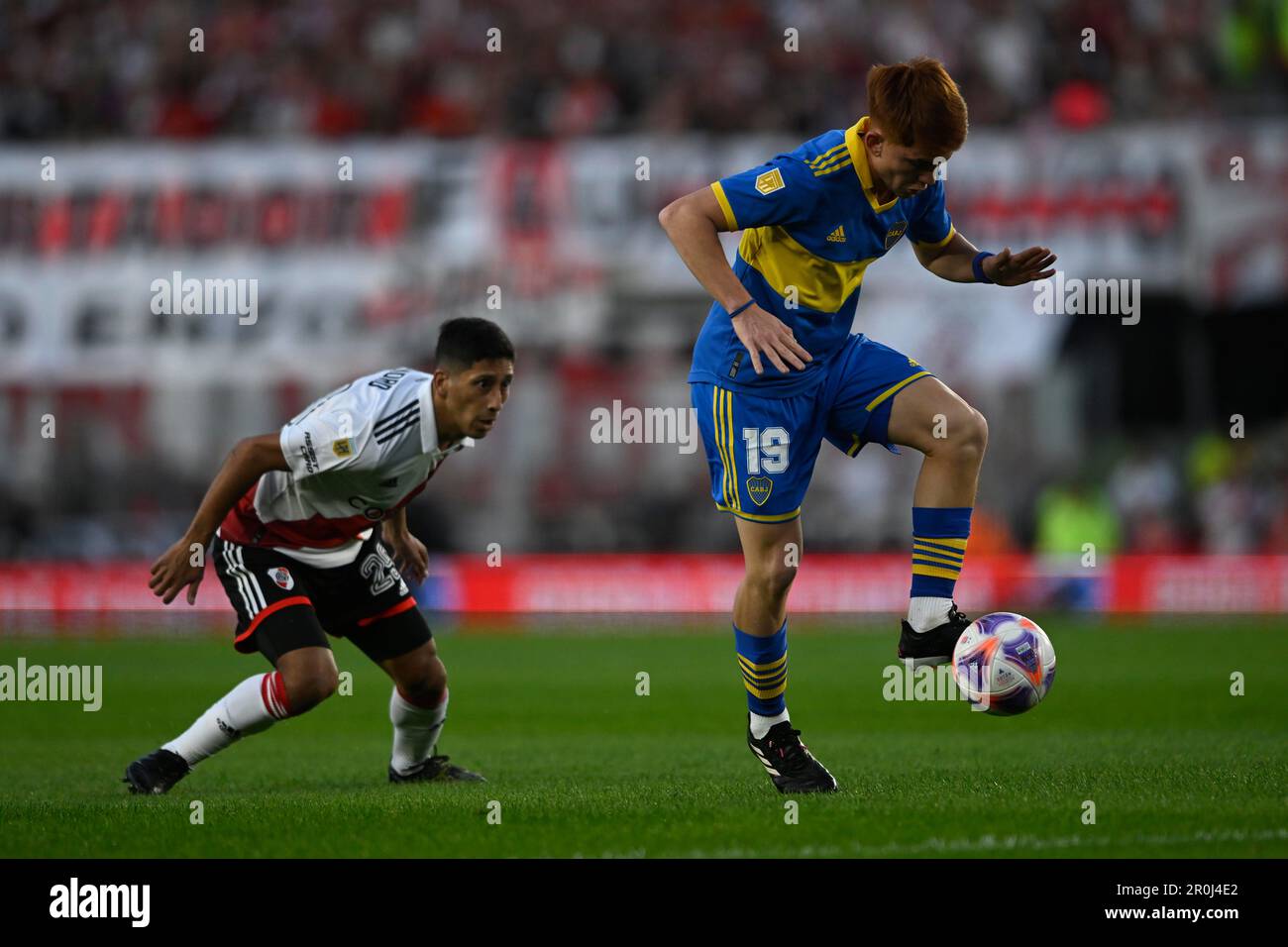 Argentina, Buenos Aires - 07 May 2023: Rodrigo Aliendro of River Plate ...