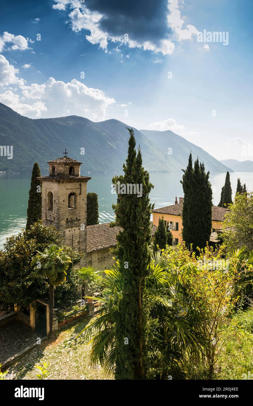 Villa Fogazzaro Roi, Valsolda, Lake Lugano, Province of Como, Lombardy ...