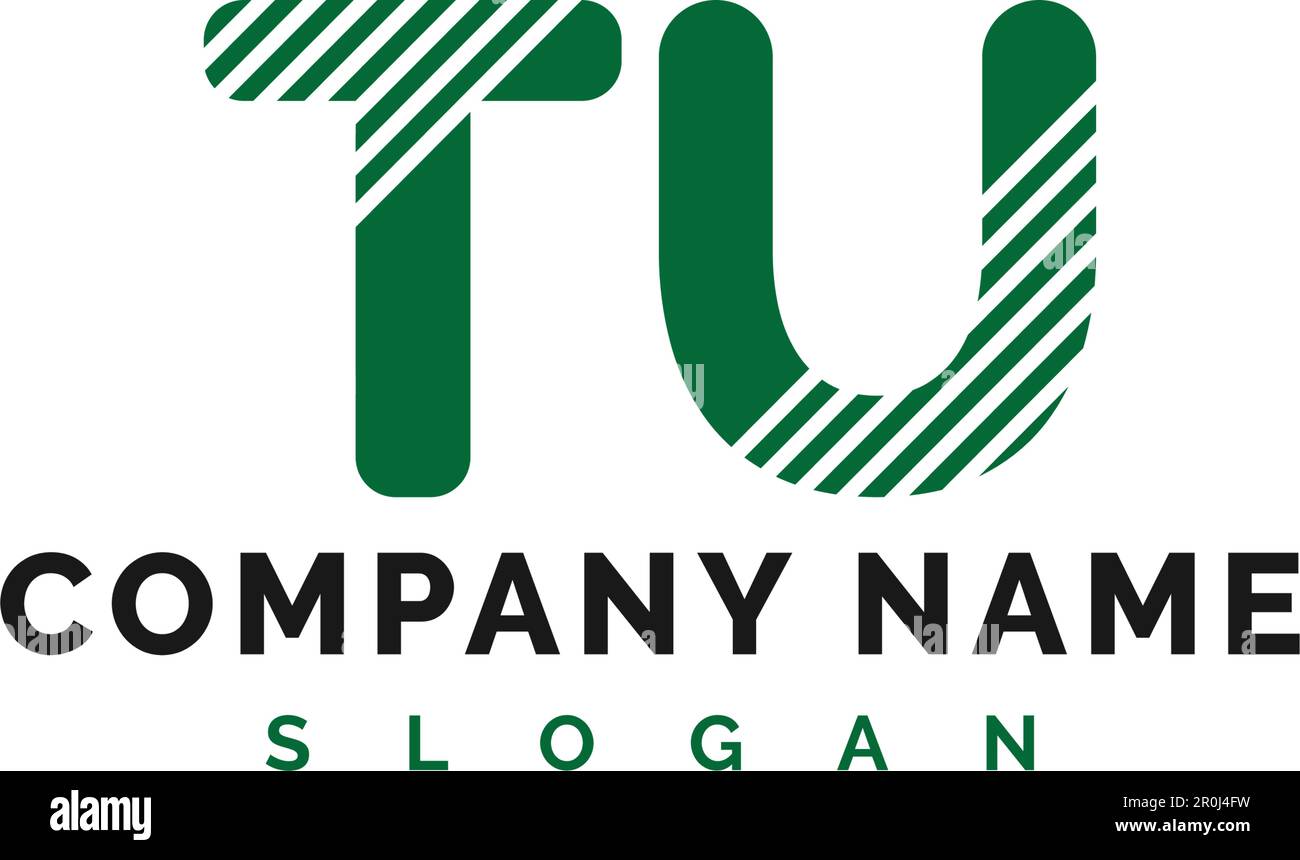 TU Letter Logo Design. TU letter logo Vector Illustration - Vector ...
