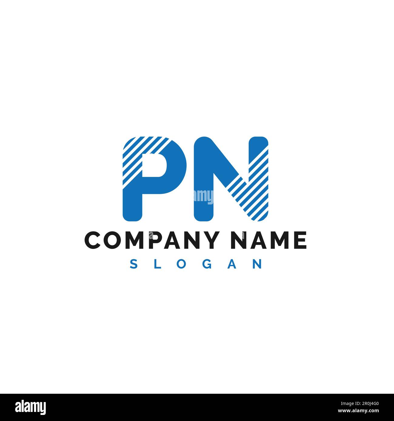 PN Letter Logo Design. PN letter logo Vector Illustration - Vector ...