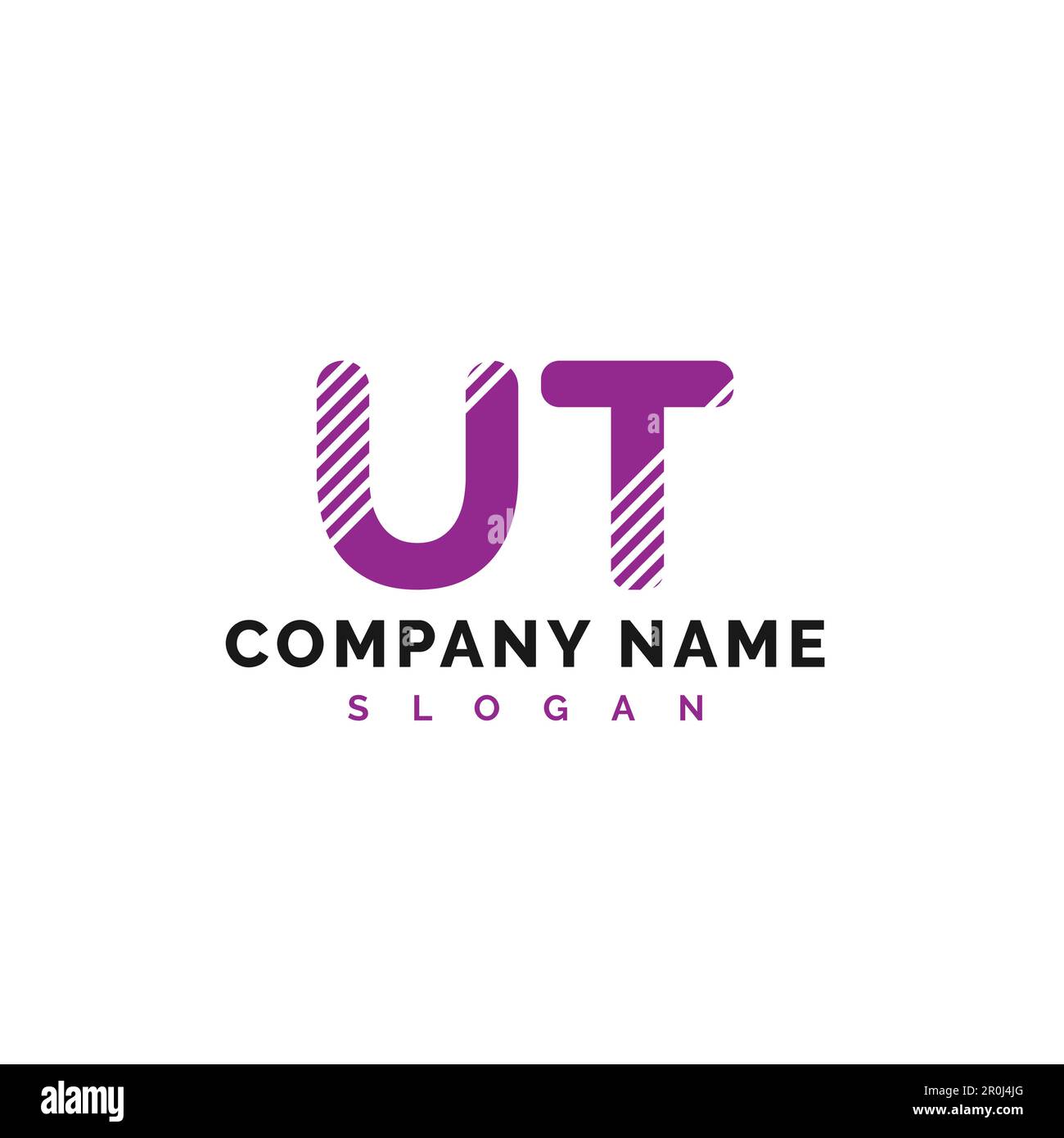 UT Letter Logo Design. UT Letter Logo Vector Illustration - Vector ...