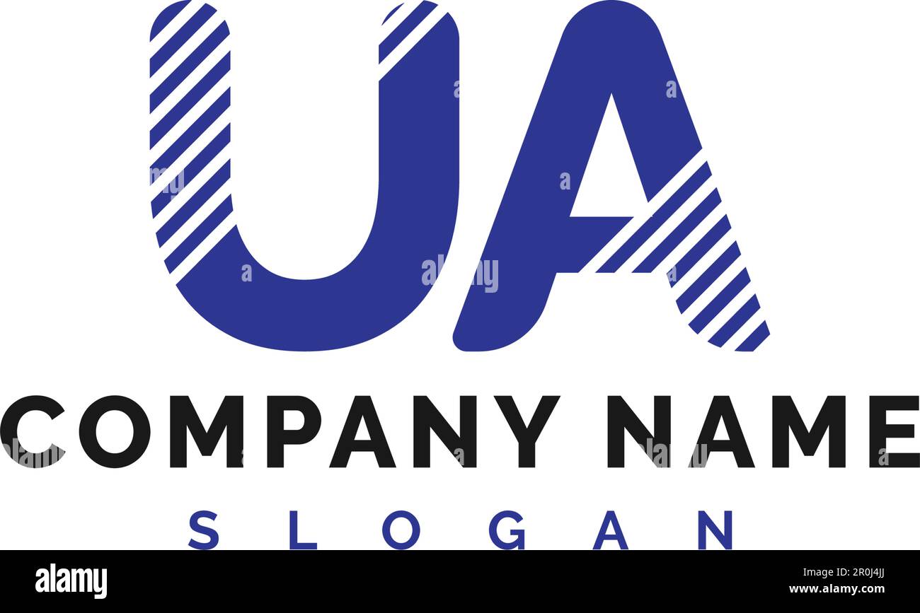 UA Letter Logo Design. UA Letter Logo Vector Illustration - Vector ...