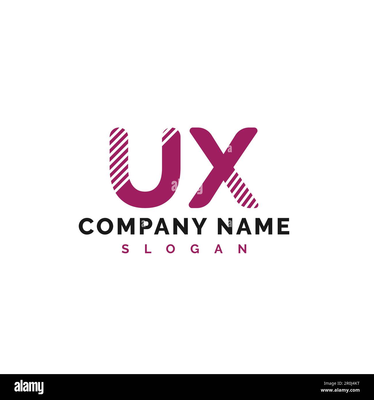 UX Letter Logo Design. UX Letter Logo Vector Illustration - Vector ...