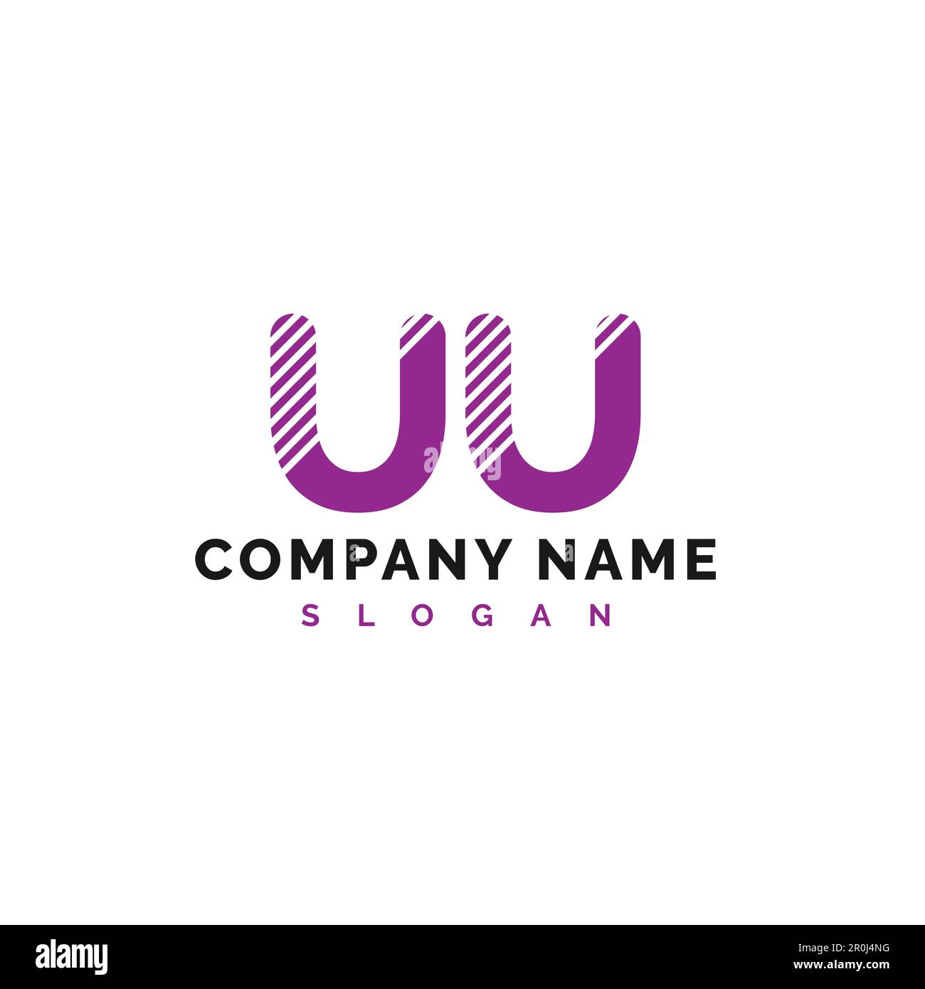 UU Letter Logo Design. UU Letter Logo Vector Illustration - Vector ...