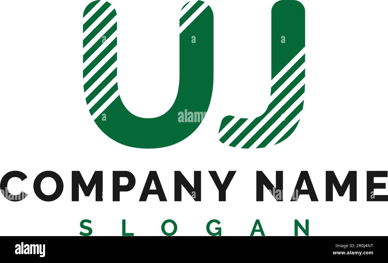 UJ Letter Logo Design. UJ Letter Logo Vector Illustration - Vector ...