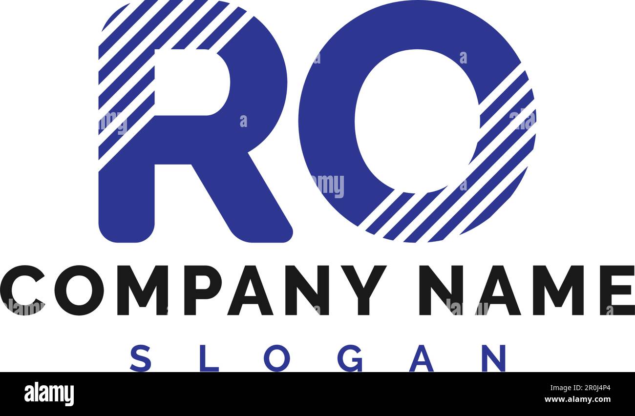 RO Letter Logo Design. RO letter logo Vector Illustration - Vector ...