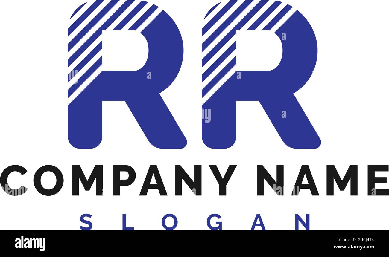 RR Letter Logo Design. RR letter logo Vector Illustration - Vector ...