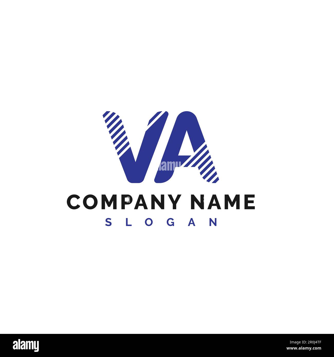 VA Letter Logo Design. VA Letter Logo Vector Illustration - Vector ...