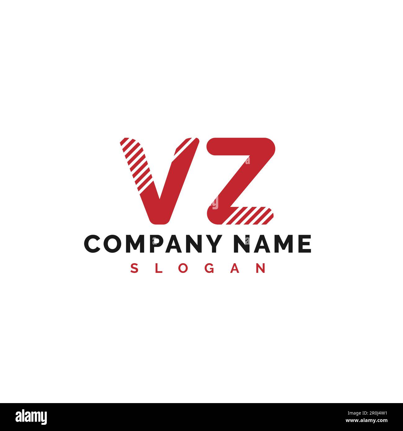 VZ Letter Logo Design. VZ Letter Logo Vector Illustration - Vector ...
