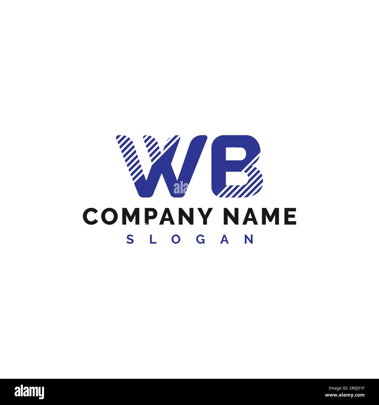 WB Letter Logo Design. WB Letter Logo Vector Illustration - Vector ...