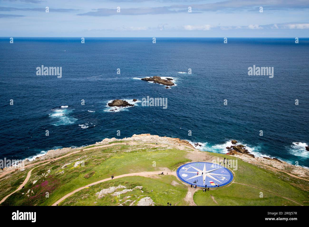 La Rosetta compass rose representing different Celtic people seen from ...