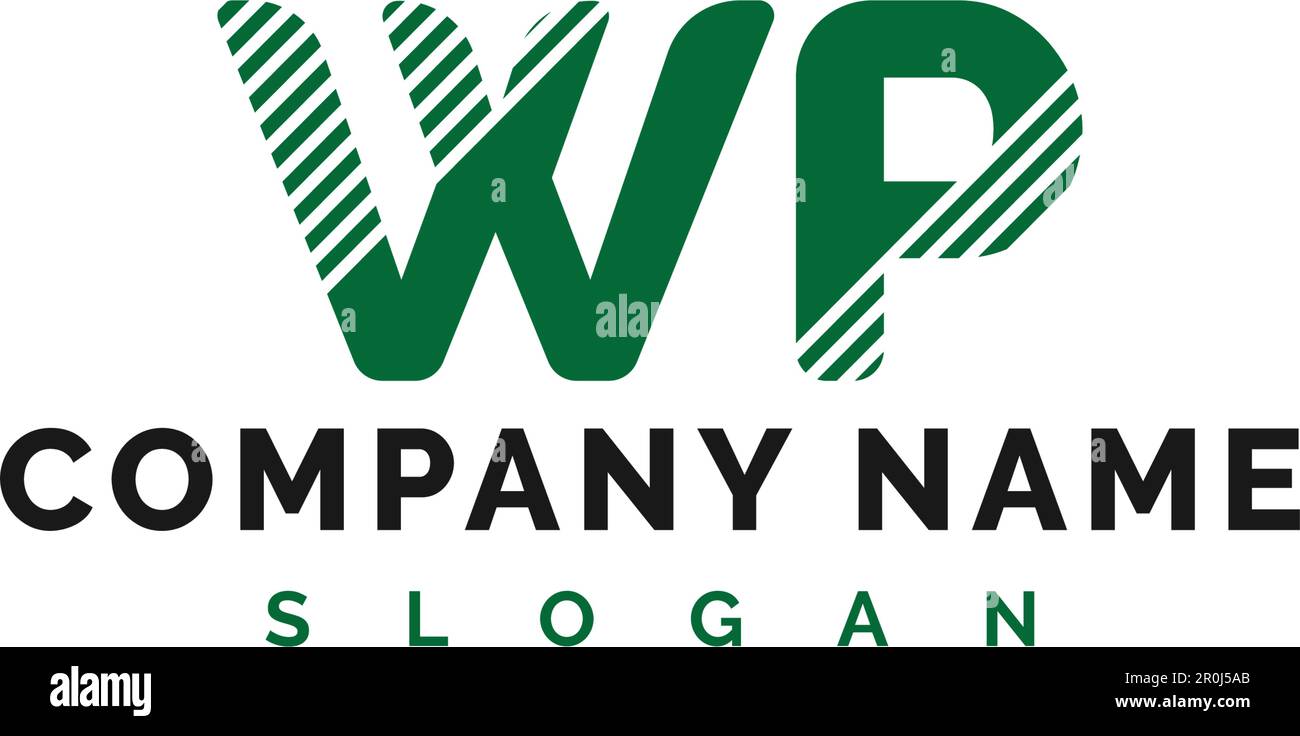 WP Letter Logo Design. WP Letter Logo Vector Illustration - Vector ...