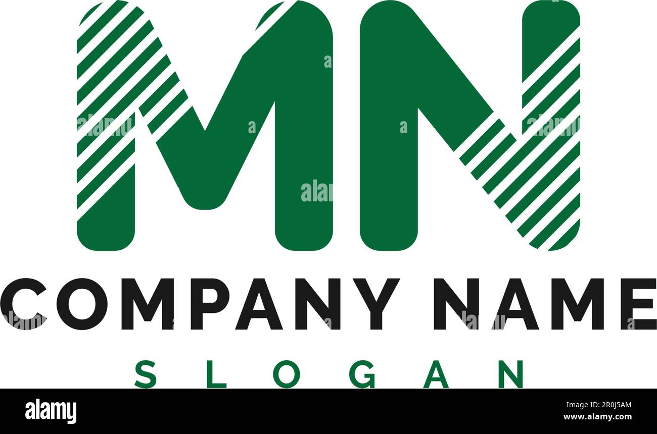 Mn letter Stock Vector Images - Alamy