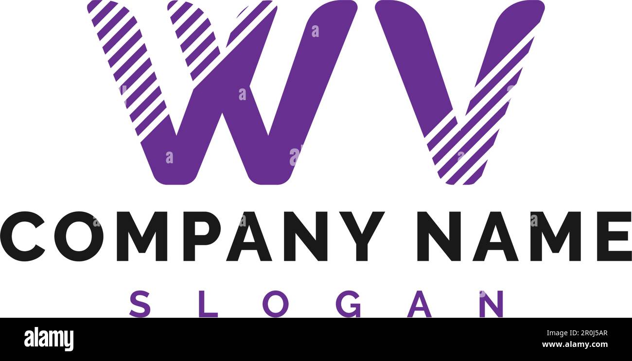 WV Letter Logo Design. WV Letter Logo Vector Illustration - Vector ...