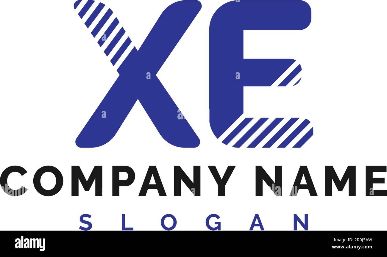 XE Letter Logo Design. XE Letter Logo Vector Illustration - Vector ...