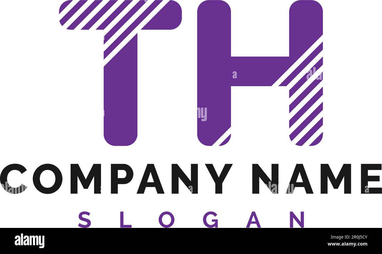 TH Letter Logo Design. TH letter logo Vector Illustration - Vector ...