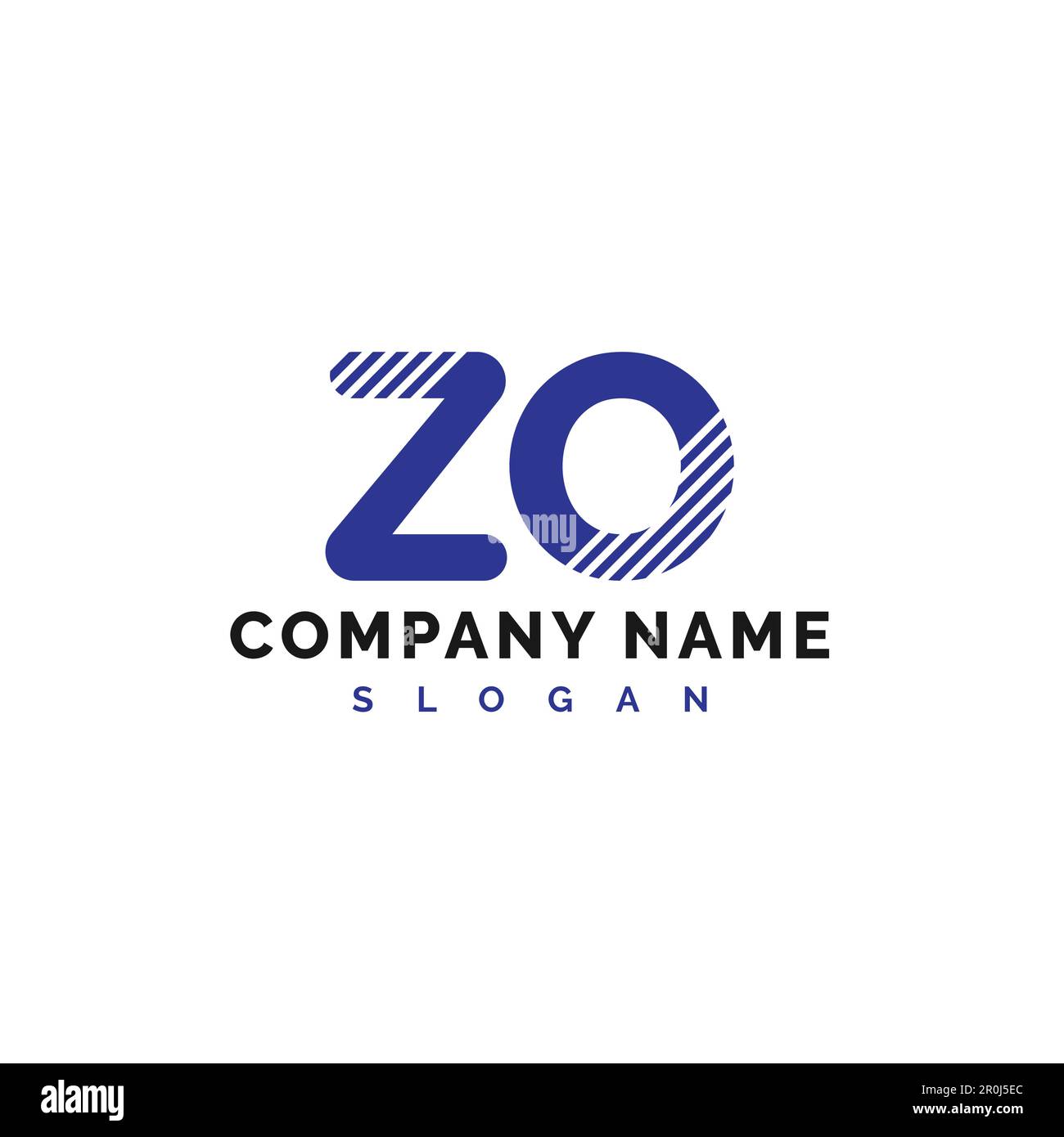 ZO Letter Logo Design. ZO Letter Logo Vector Illustration - Vector ...