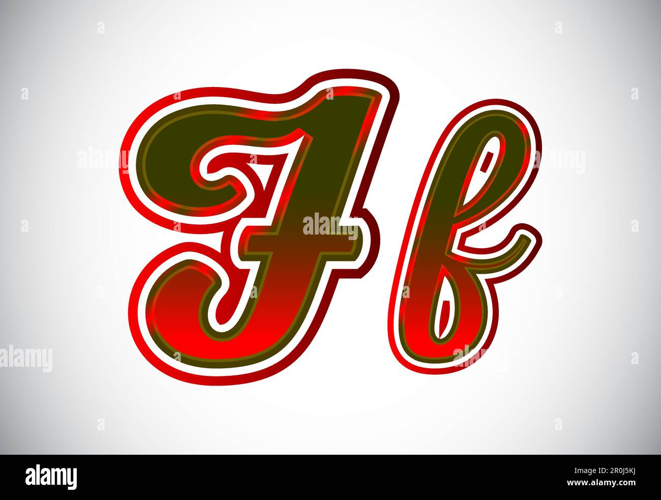 English Upper And Lower Case Letter. Graphic Alphabet Symbol For ...