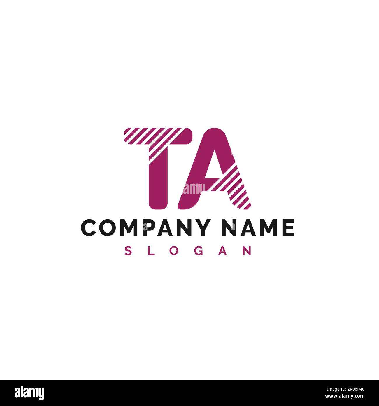 TA Letter Logo Design. TA letter logo Vector Illustration - Vector ...