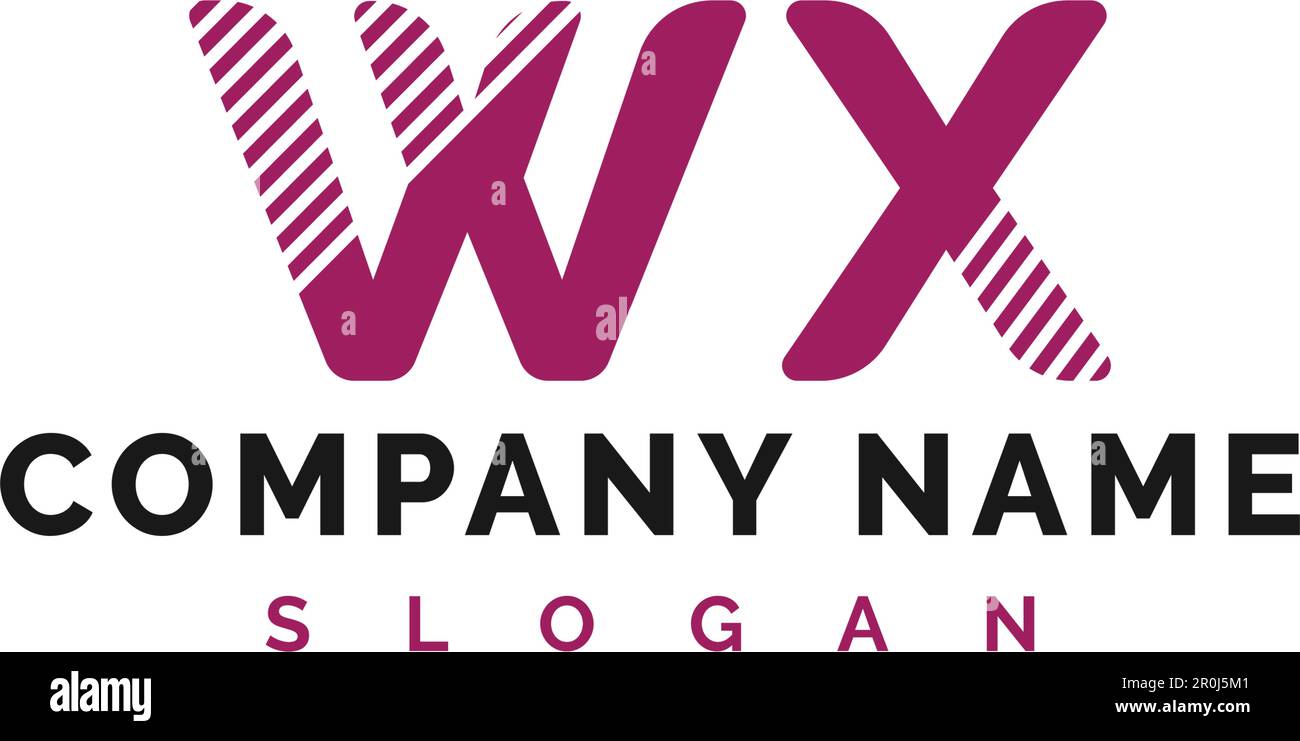 WX Letter Logo Design. WX Letter Logo Vector Illustration - Vector ...