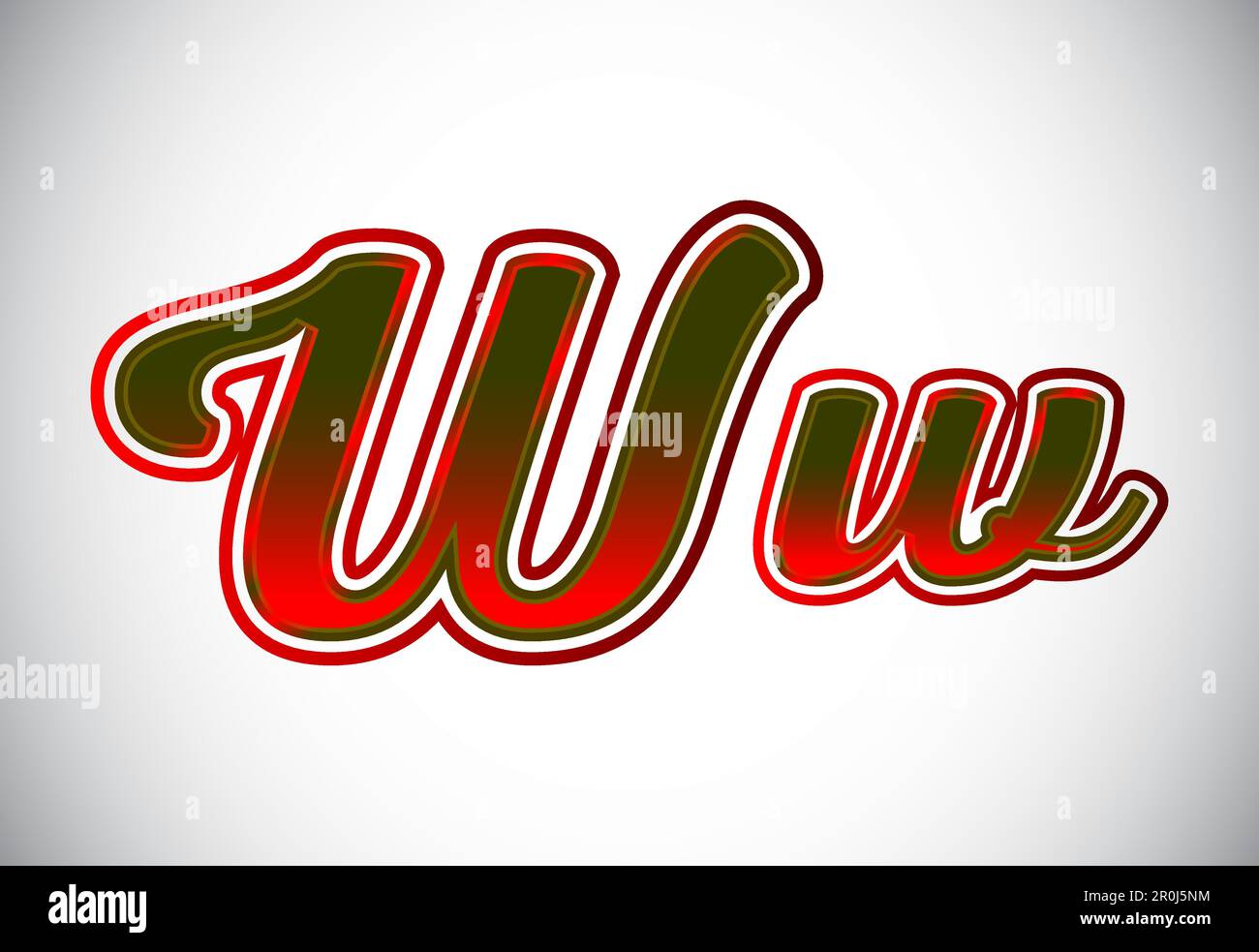 English Upper And Lower Case Letter. Graphic Alphabet Symbol For ...