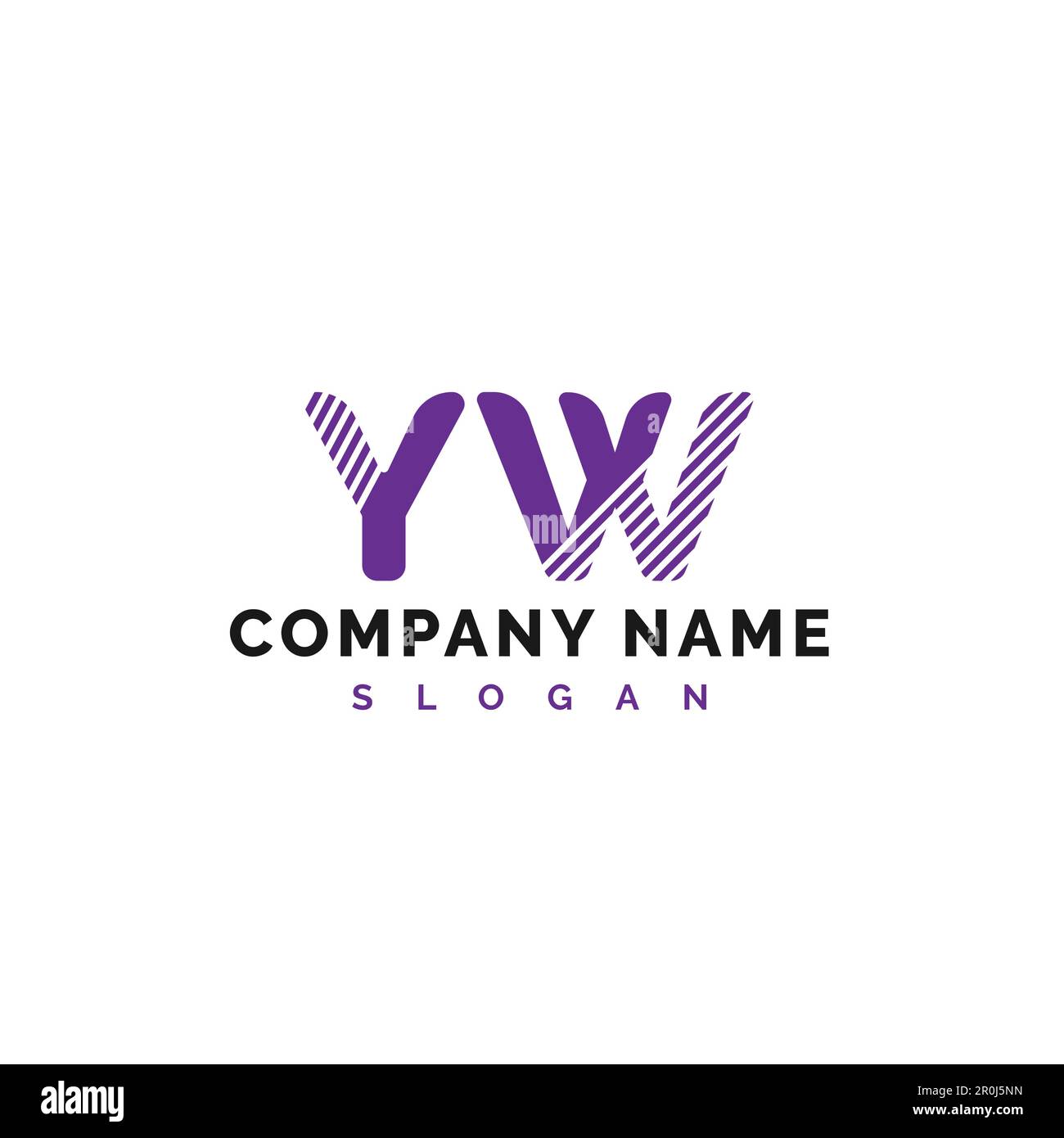 YW Letter Logo Design. YW Letter Logo Vector Illustration - Vector ...