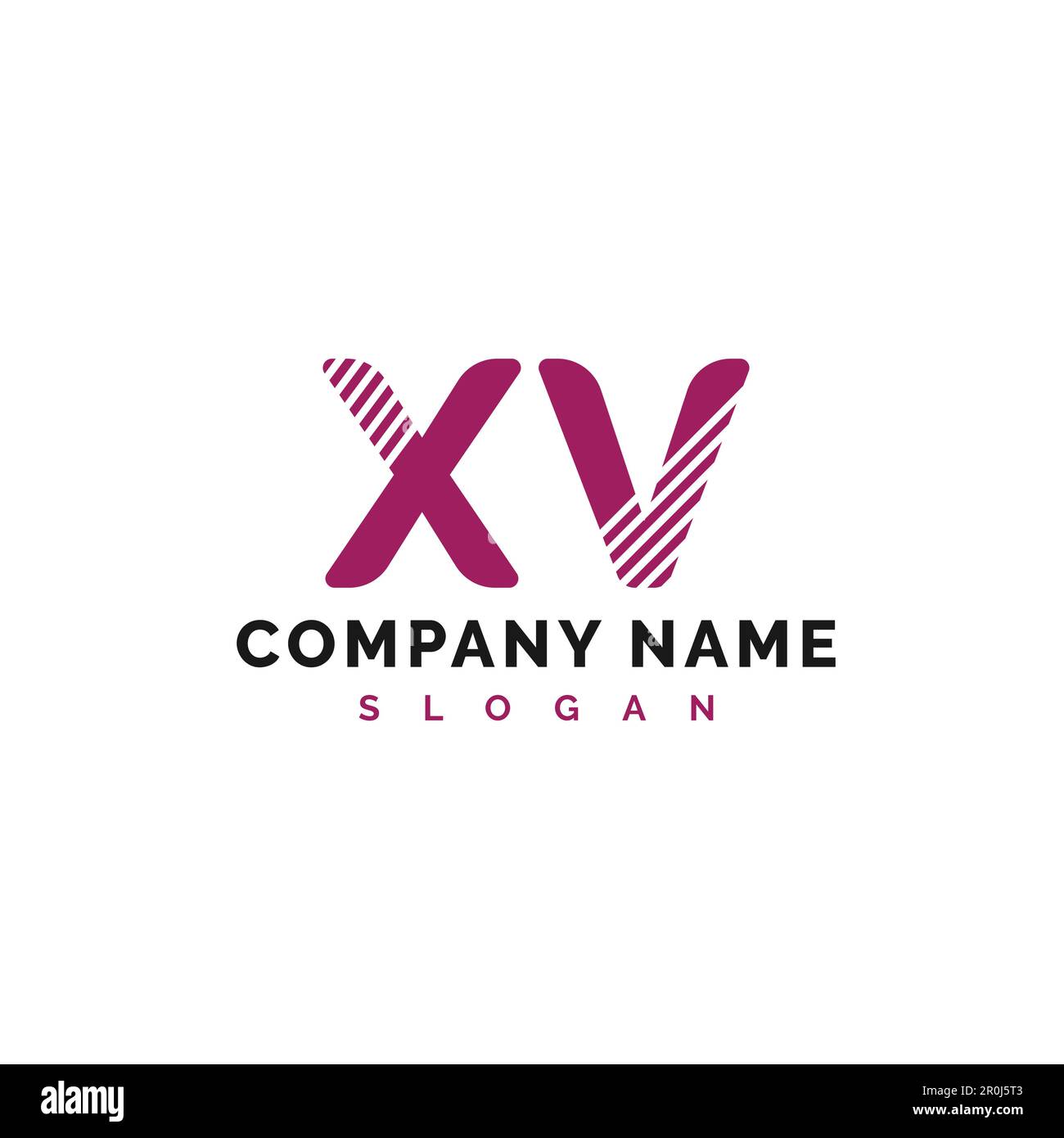 XV Letter Logo Design. XV Letter Logo Vector Illustration - Vector ...