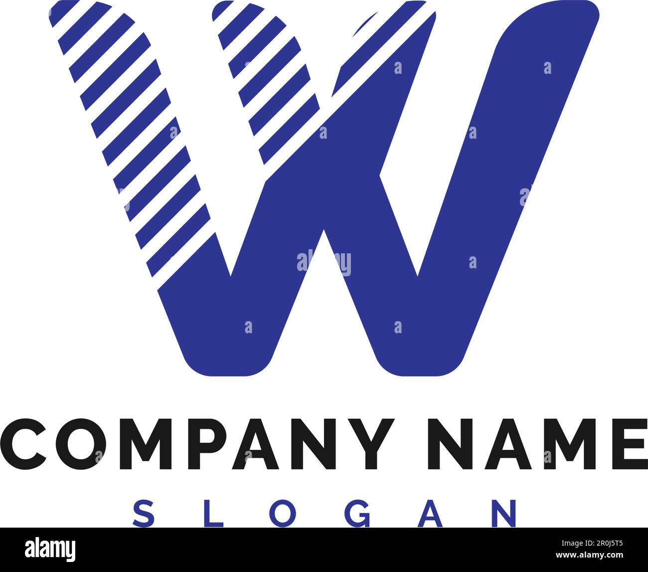 W Logo Design. W letter Logo Icon Vector Illustration - Vector Stock ...