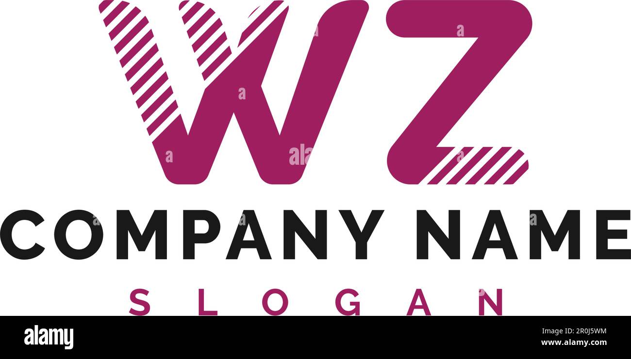 WZ Letter Logo Design. WZ Letter Logo Vector Illustration - Vector ...