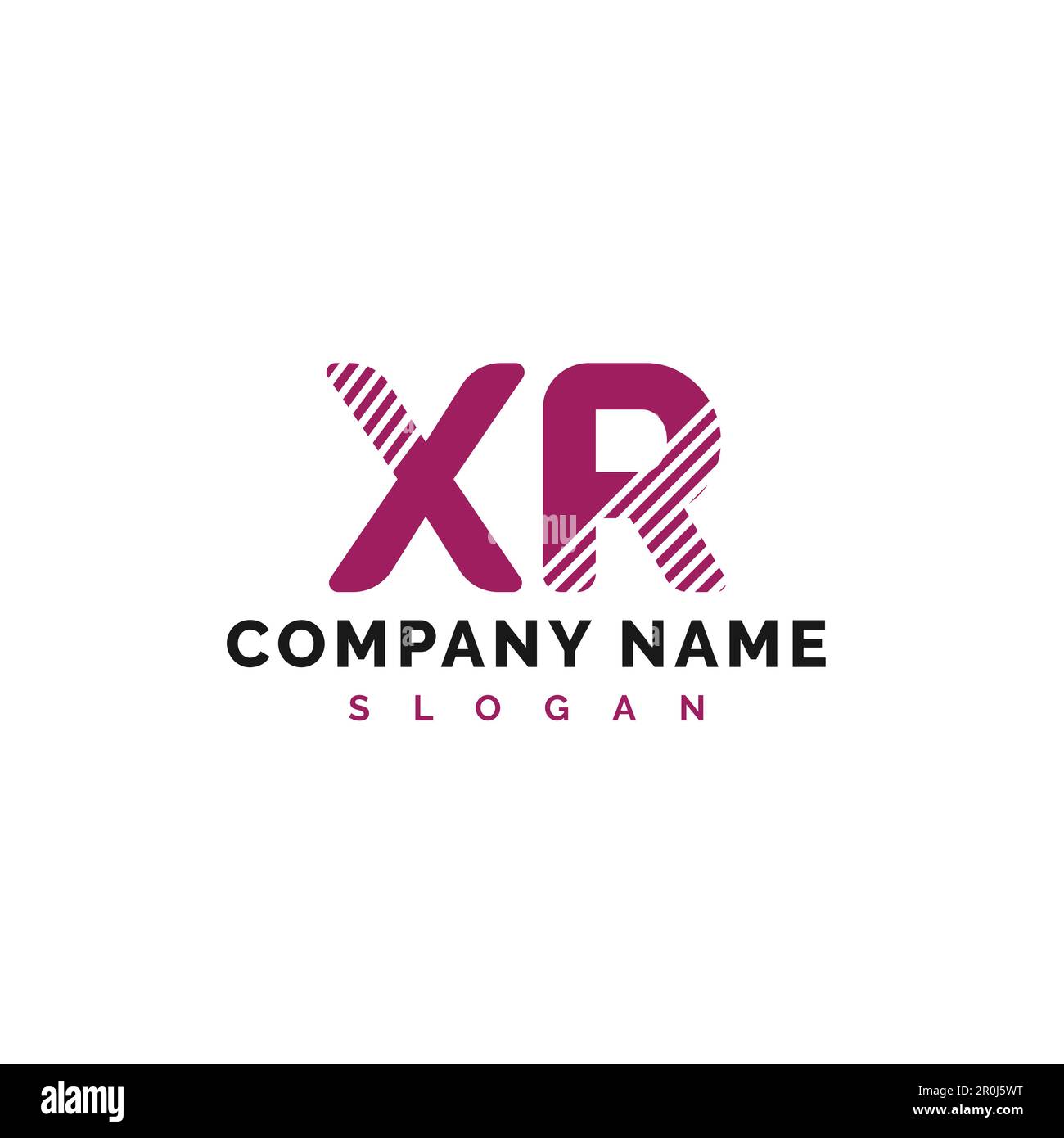 XR Letter Logo Design. XR Letter Logo Vector Illustration - Vector ...