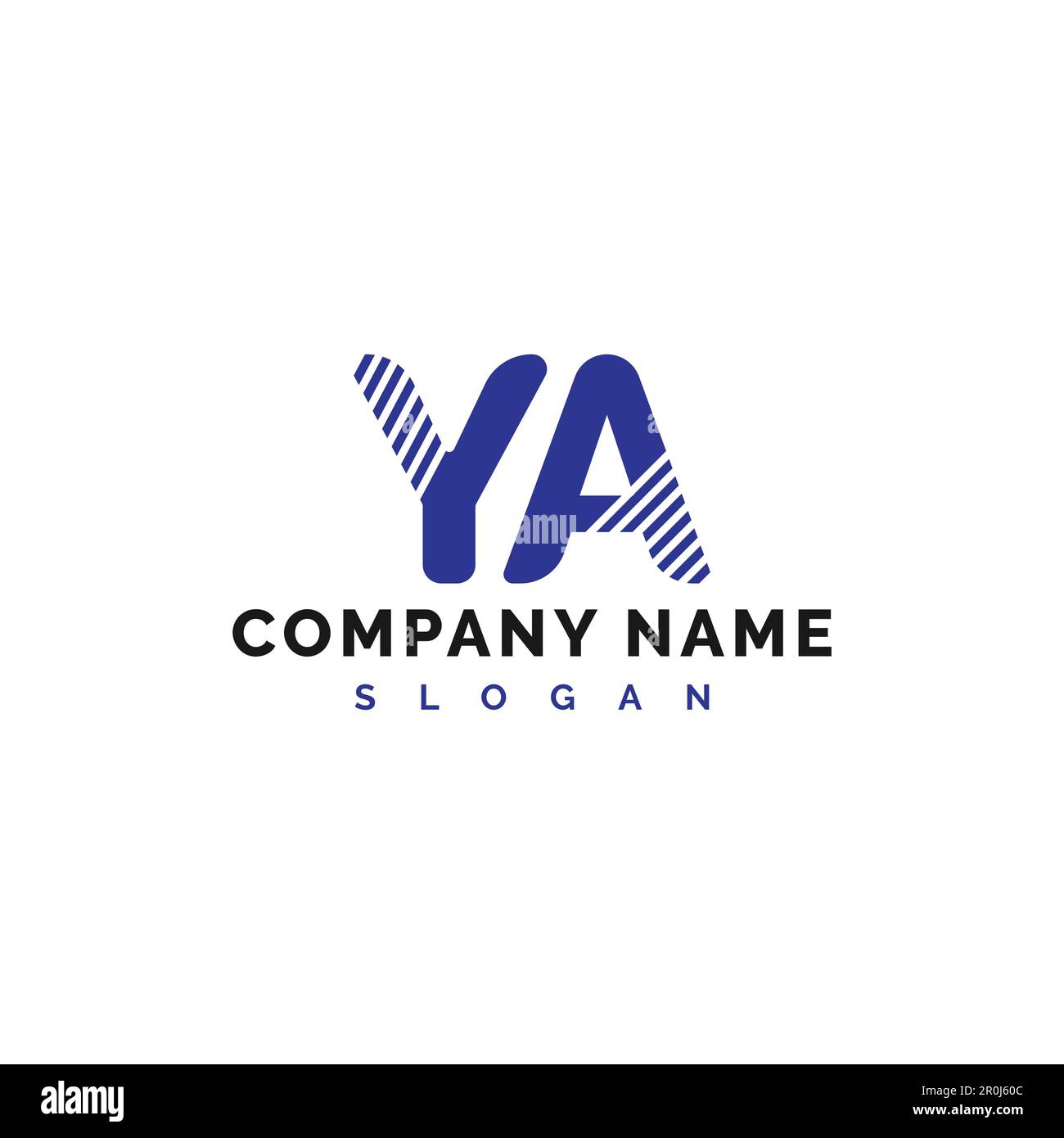 YA Letter Logo Design. YA Letter Logo Vector Illustration - Vector ...