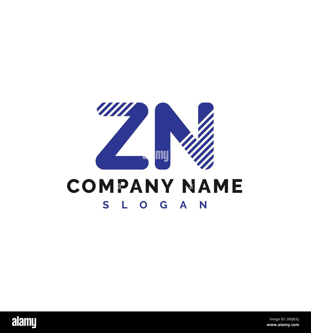 ZN Letter Logo Design. ZN Letter Logo Vector Illustration - Vector Stock Vector Image & Art - Alamy