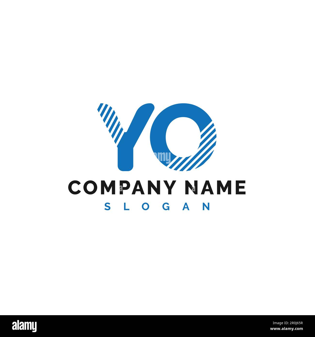 YO Letter Logo Design. YO Letter Logo Vector Illustration - Vector ...