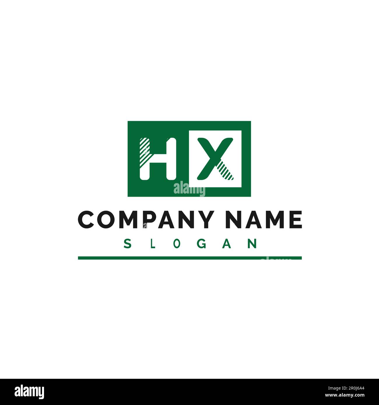Hx logo design hi-res stock photography and images - Alamy