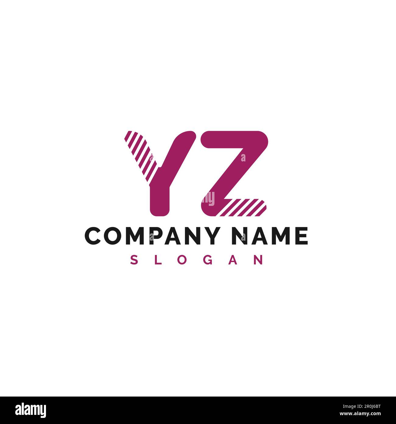 YZ Letter Logo Design. YZ Letter Logo Vector Illustration - Vector Stock Vector Image & Art - Alamy