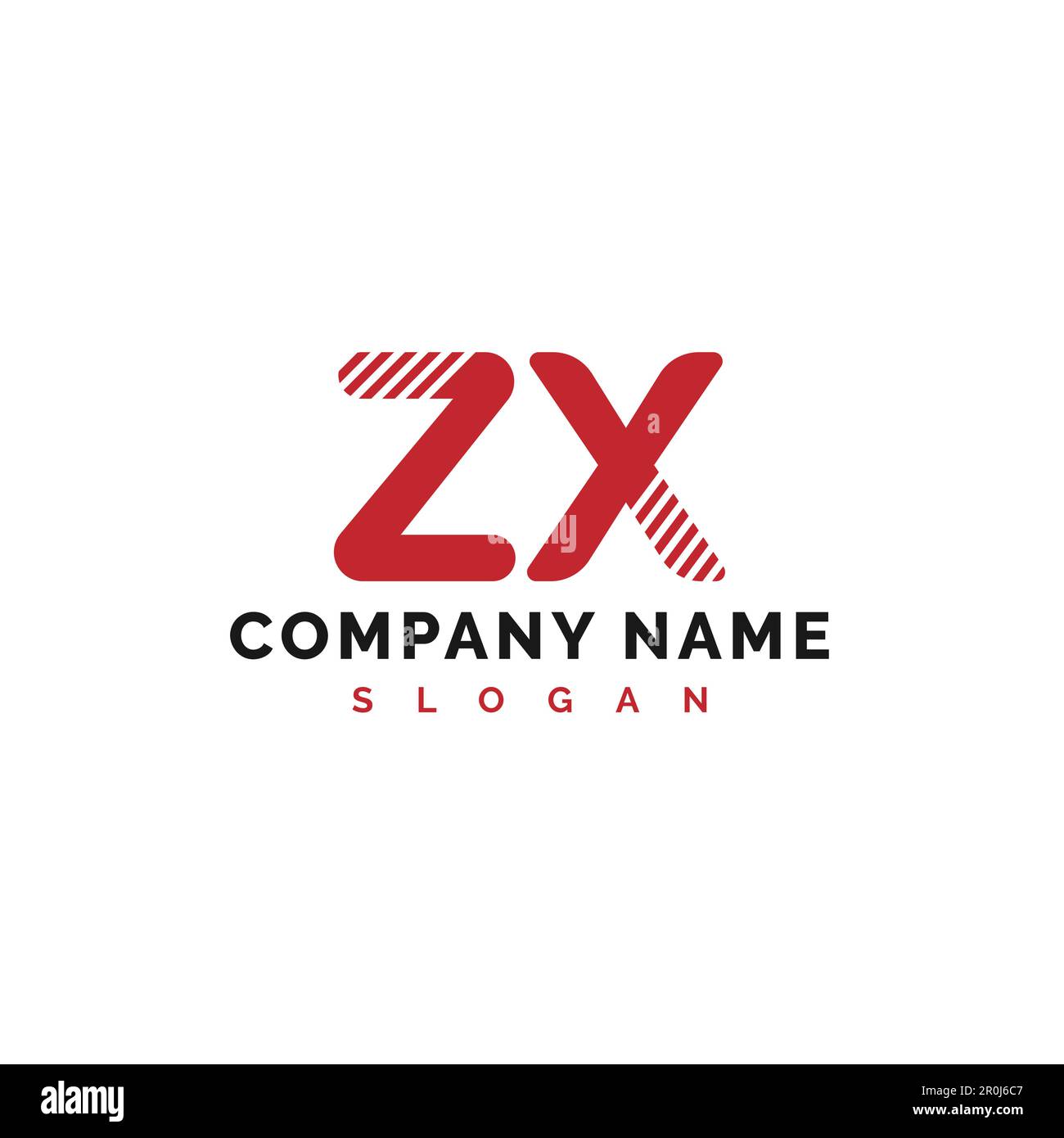 ZX Letter Logo Design. ZX Letter Logo Vector Illustration - Vector ...