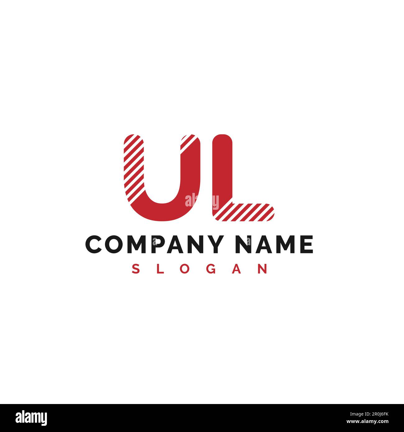 UL Letter Logo Design. UL Letter Logo Vector Illustration - Vector ...