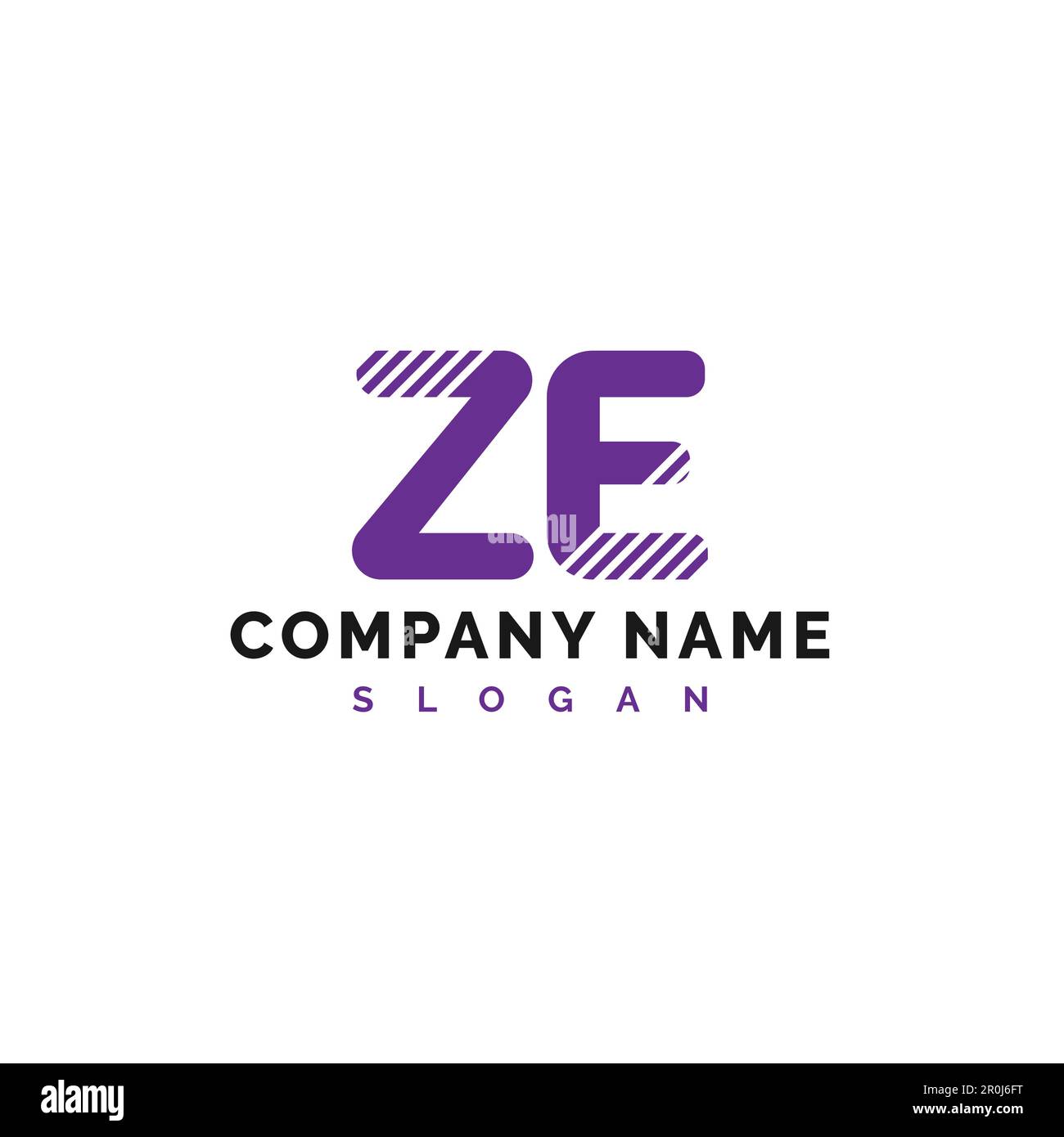 ZE Letter Logo Design. ZE Letter Logo Vector Illustration - Vector ...