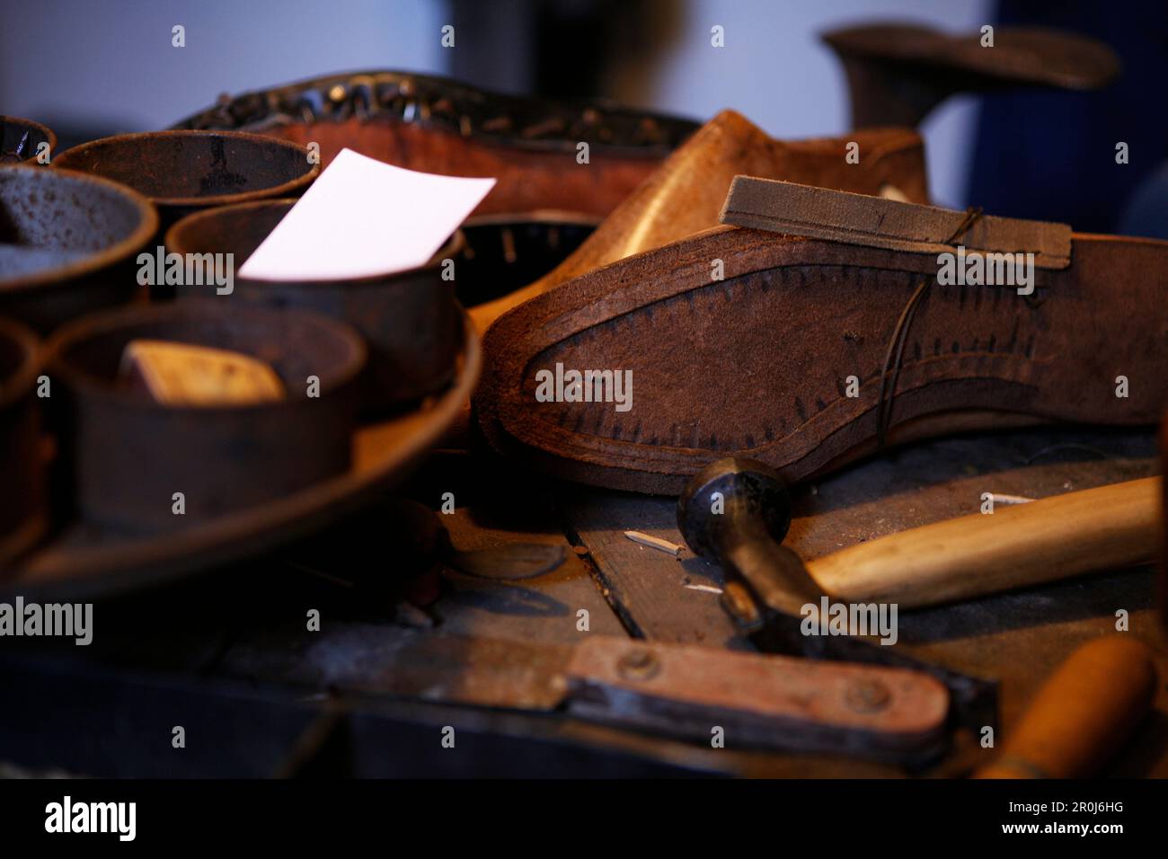 Shoemaker tools hi-res stock photography and images - Alamy