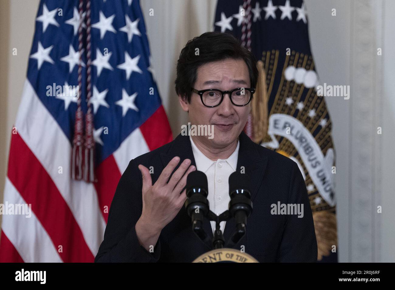 Washington, United States. 08th May, 2023. Actor Ke Huy Quan speaks ...