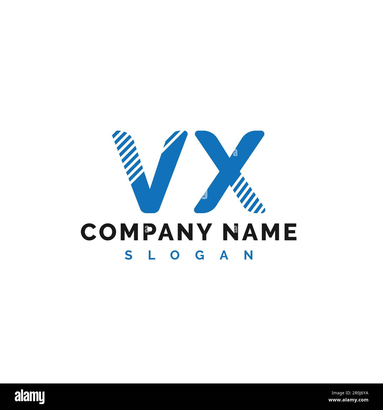 VX Letter Logo Design. VX Letter Logo Vector Illustration - Vector ...