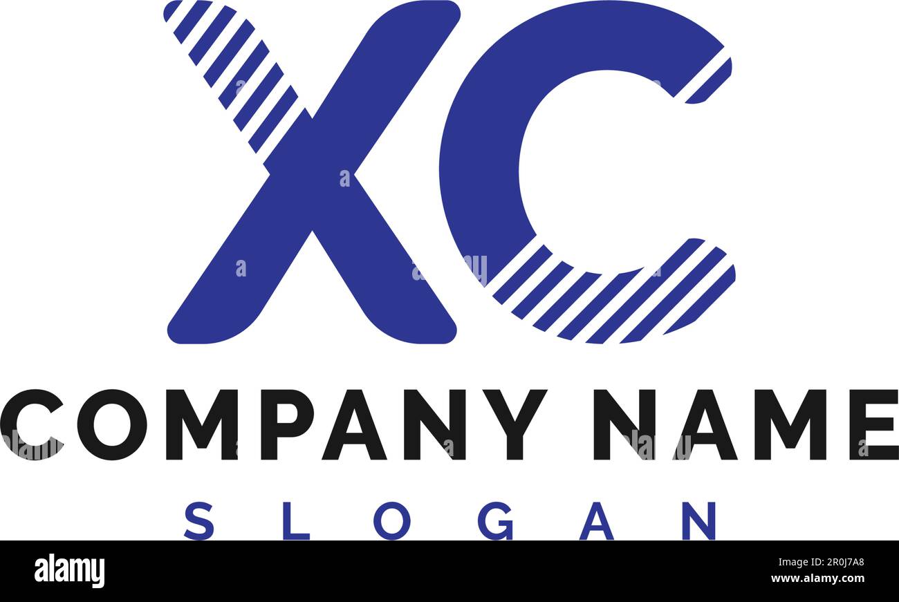 XC Letter Logo Design. XC Letter Logo Vector Illustration - Vector ...