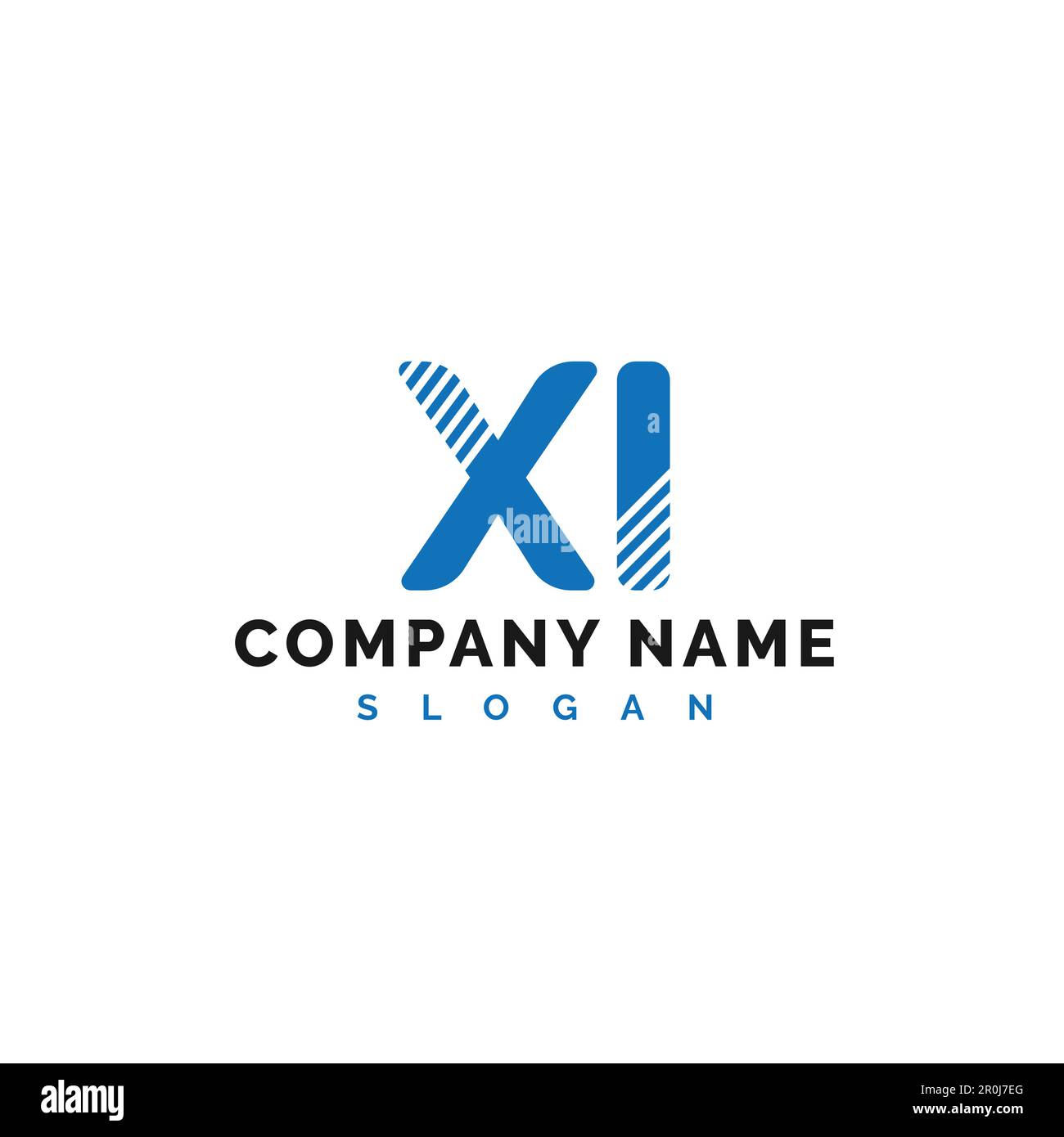 XI Letter Logo Design. XI Letter Logo Vector Illustration - Vector ...