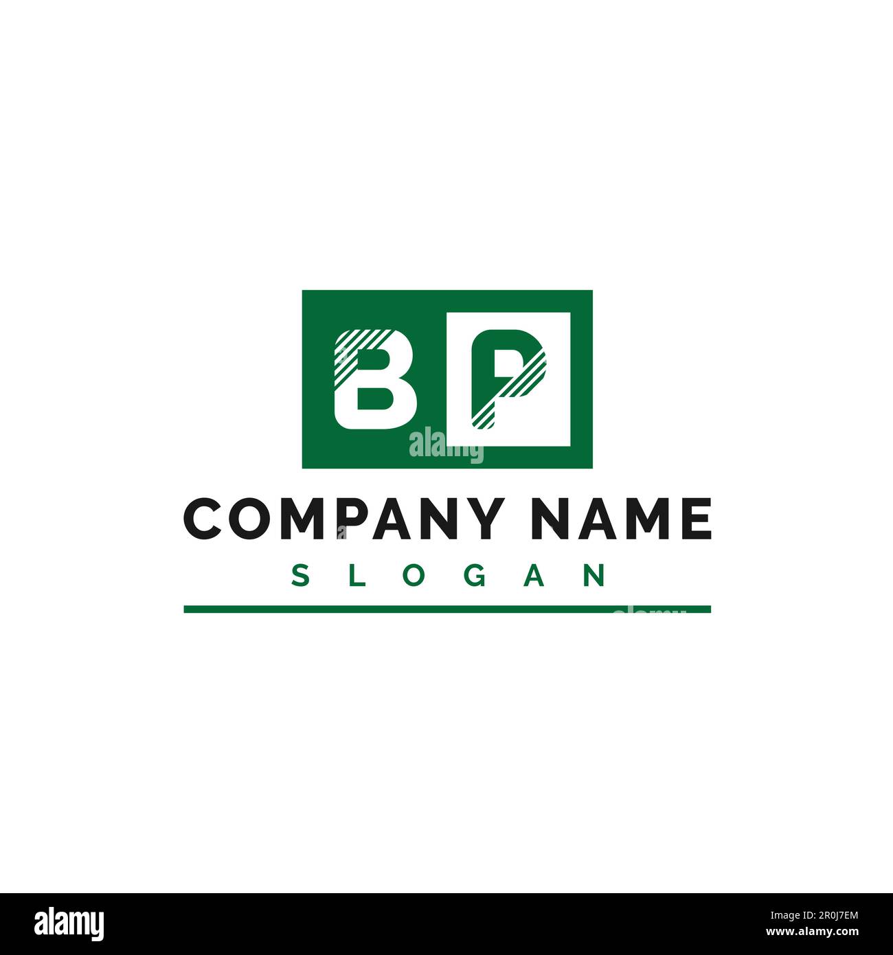 BP Logo Design. BP Letter Logo Vector Illustration - Vector Stock Vector Image & Art - Alamy