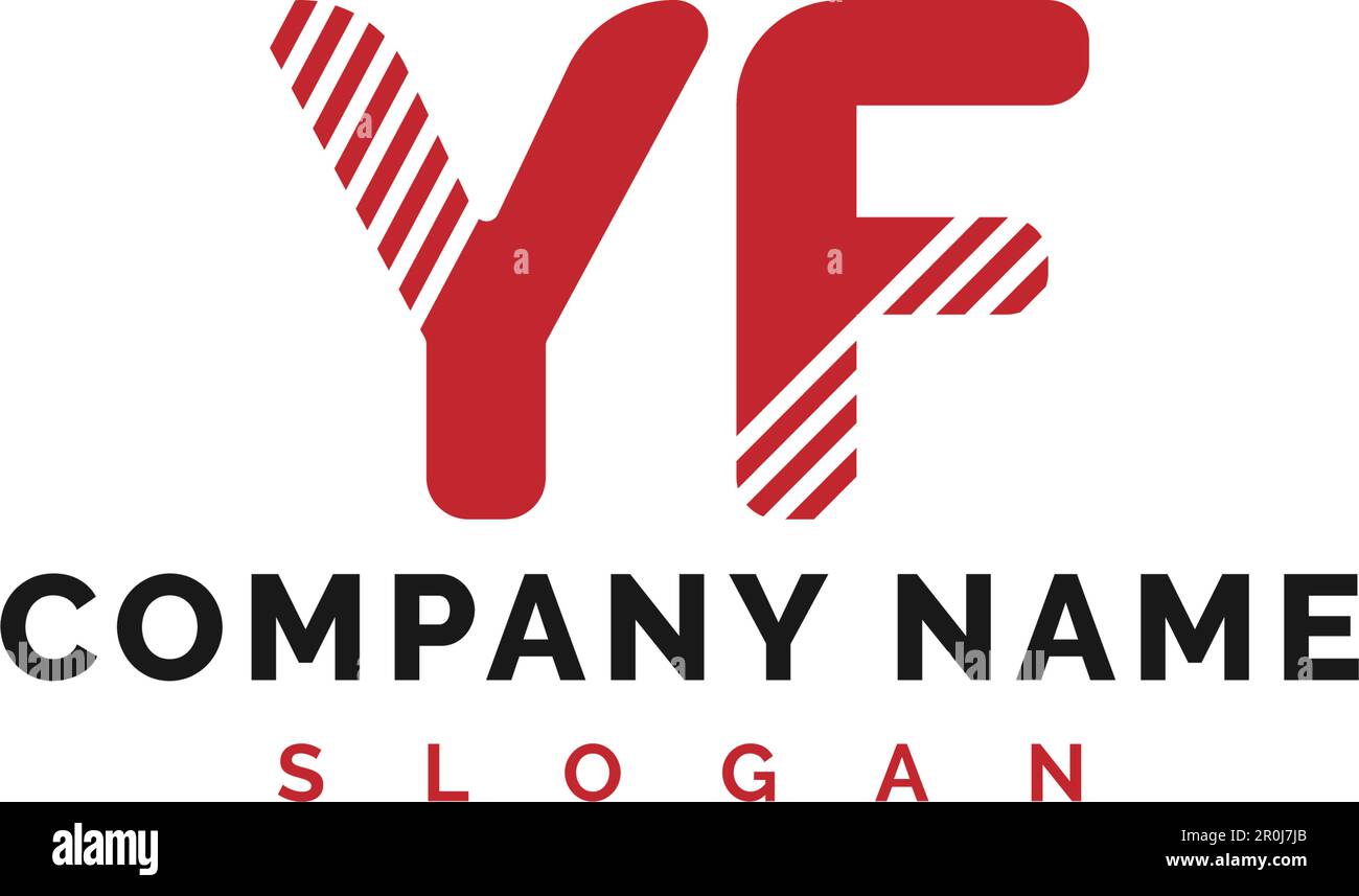 YF Letter Logo Design. YF Letter Logo Vector Illustration - Vector ...