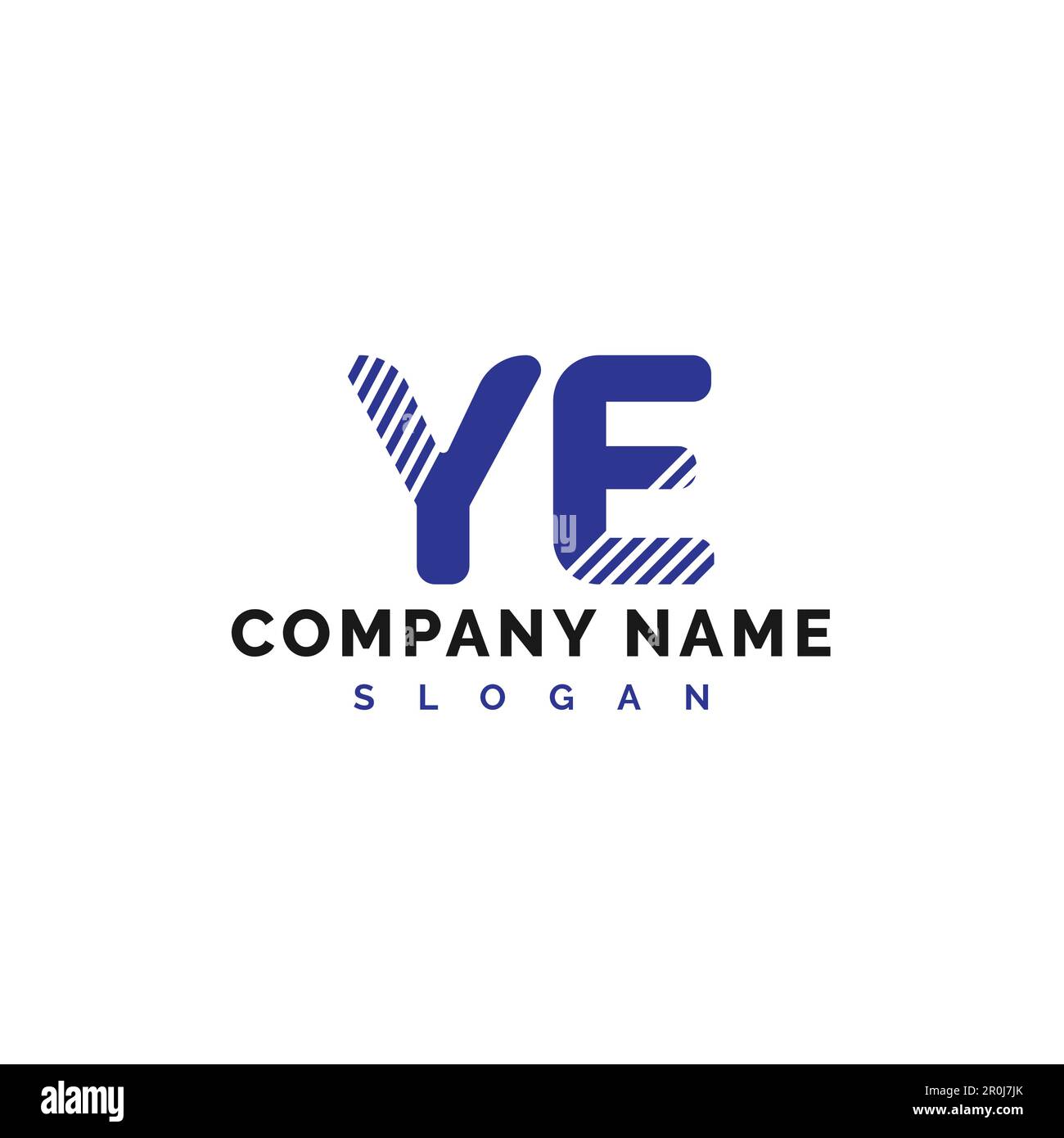 YE Letter Logo Design. YE Letter Logo Vector Illustration - Vector ...