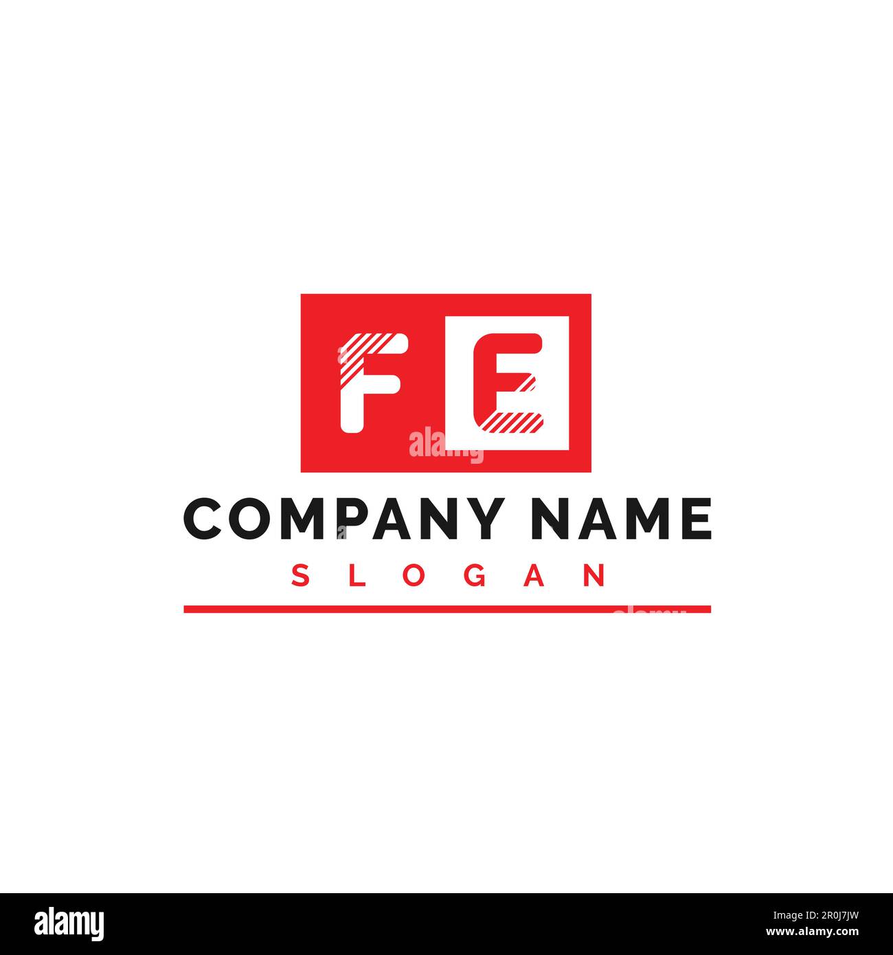 FE Letter Logo Design. FE Letter Logo Vector Illustration - Vector ...
