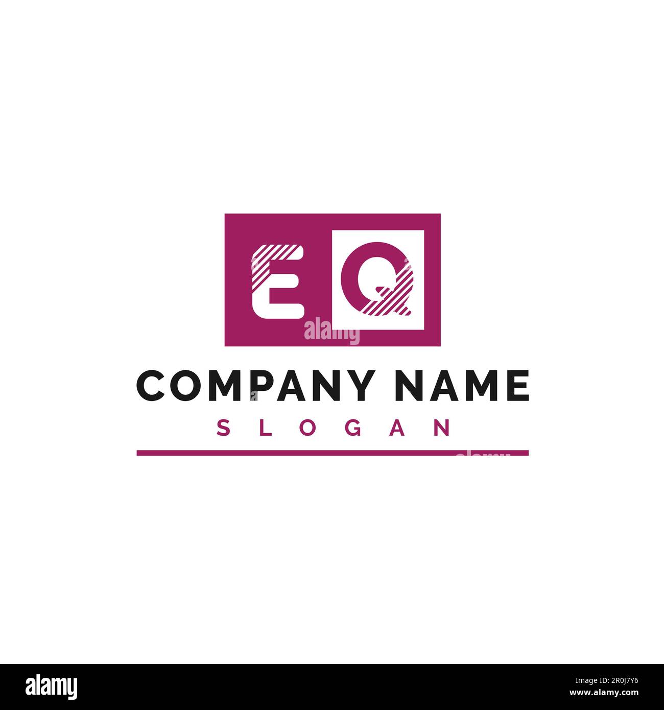 Eq logo design hi-res stock photography and images - Alamy