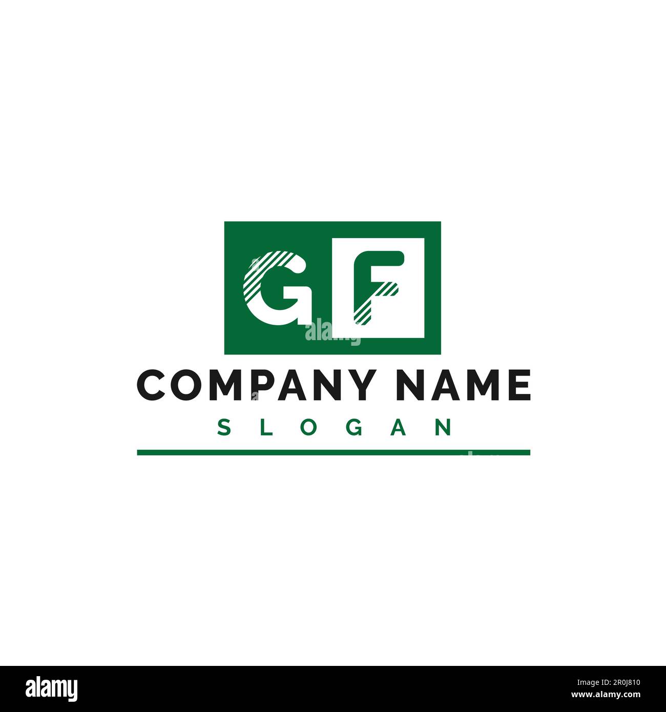 GF Letter Logo Design. GF Letter Logo Vector Illustration - Vector ...