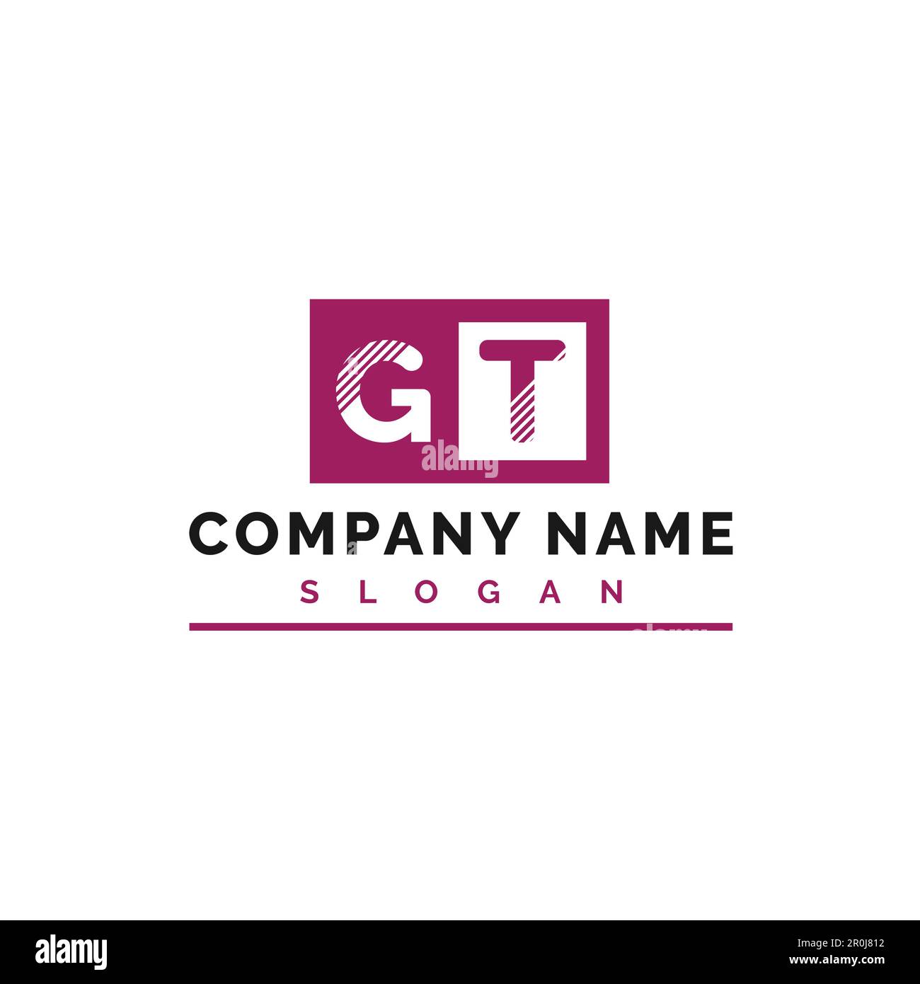 GT Letter Logo Design. GT Letter Logo Vector Illustration - Vector ...